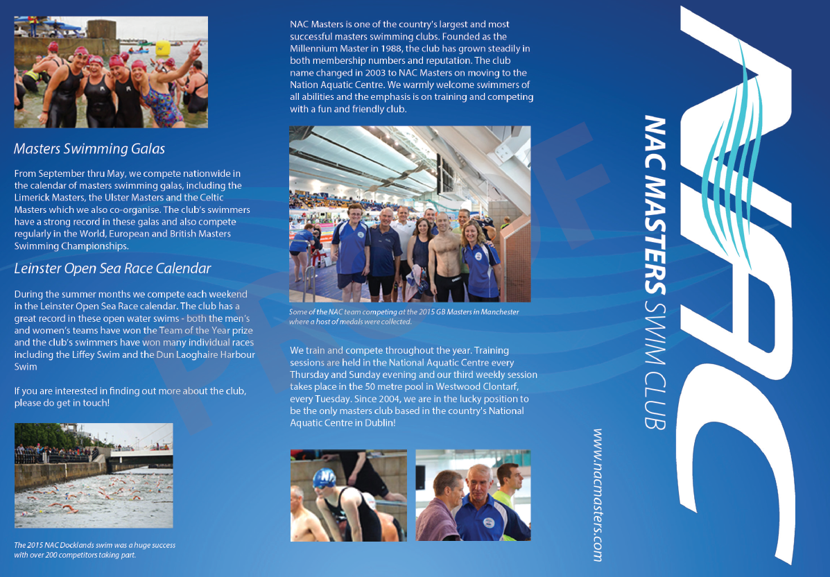Further Information – NAC Masters Swimming Club